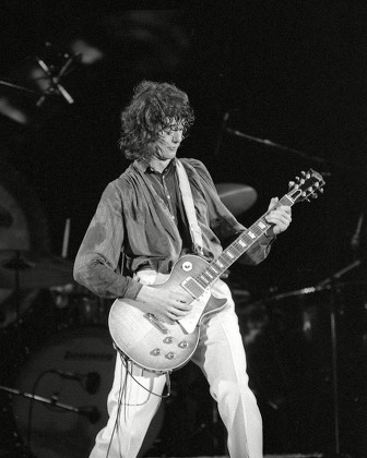Led Zeppelin Guitarist Jimmy Page Editorial Stock Photo - Stock Image ...