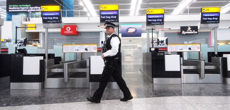 Armed Police Patrol Terminal Editorial Stock Photo - Stock Image ...