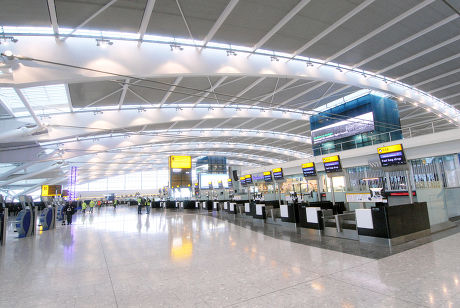 Interior Heathrow Terminal 5 Editorial Stock Photo Stock Image