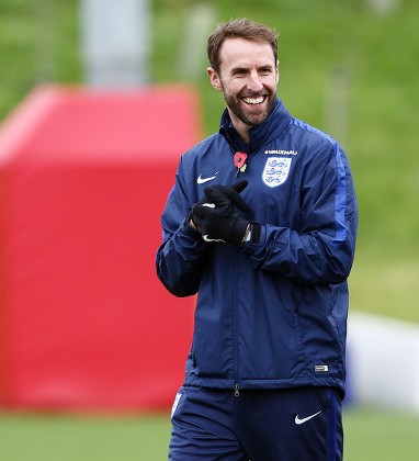 England Interim Manager Gareth Southgate During Editorial Stock Photo ...