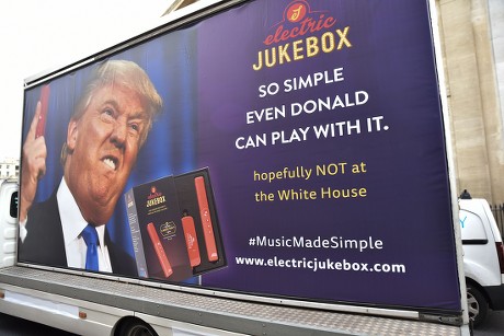 Donald Trump On Mobile Advert Music Editorial Stock Photo - Stock Image ...