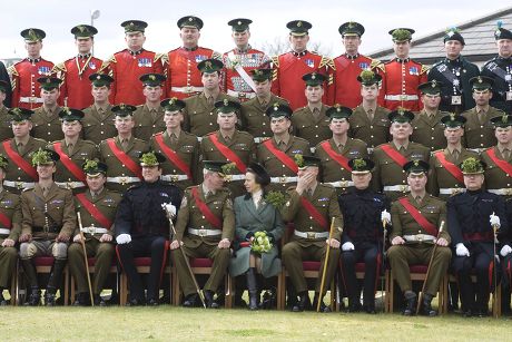 Princess Anne Joins Officers Group Picture Editorial Stock Photo ...