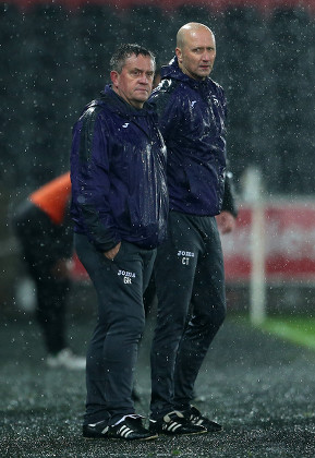 Swansea Coaches Gary Richards Cameron Toshack Editorial Stock Photo ...