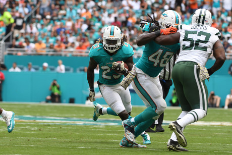Jay Ajayi 23 Miami Action During Editorial Stock Photo - Stock Image ...