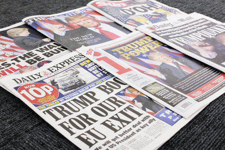Donald Trump Appears On Newspaper Front Editorial Stock Photo - Stock ...