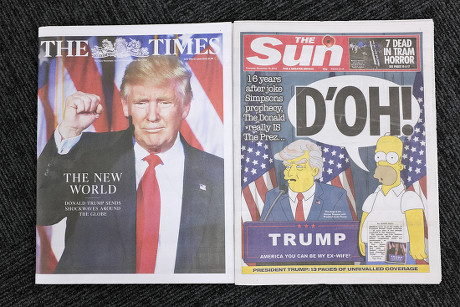 Donald Trump Appears On Newspaper Front Editorial Stock Photo - Stock ...