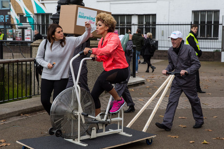 'This Morning Live' TV show advert filming, London, UK - 10 Nov 2016 ...