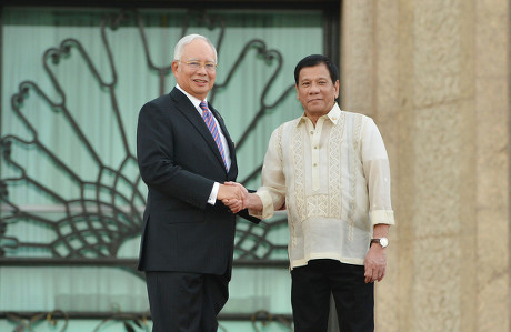 Philippine President Rodrigo Duterte Inspects Guard Editorial Stock ...