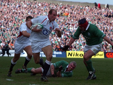 Lawrence Dallaglio England Anthony Foley Victor Editorial Stock Photo ...