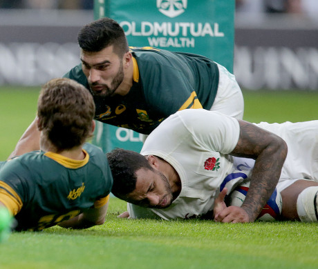Courtney Lawes Touches Down Score 2nd Editorial Stock Photo - Stock ...
