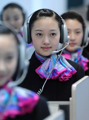 Trainee Flight Attendants Learning Foreign Language Editorial Stock ...