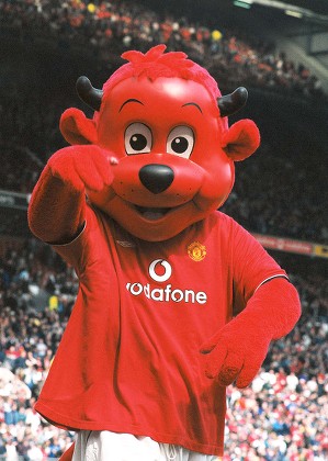 Fred Red Man Utd Mascot Manchester Editorial Stock Photo - Stock Image ...