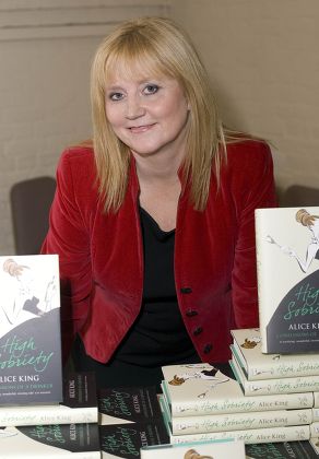 8 Alice King at her 'High Sobriety' Book Signing, Hungerford Book Shop ...