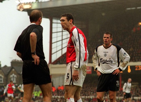 Referee Mike Riley Reaches His Red Editorial Stock Photo - Stock Image ...