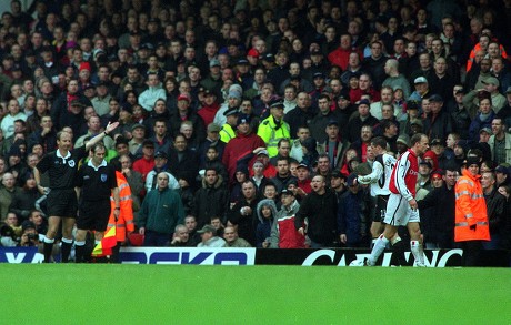 Dennis Bergkamp Arsenal Sent Off By Editorial Stock Photo - Stock Image ...