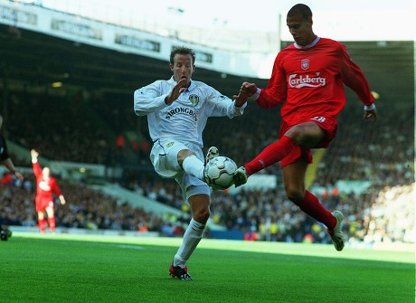 Bruno Cheyrou Liverpool Challenges Lee Bowyer Editorial Stock Photo ...