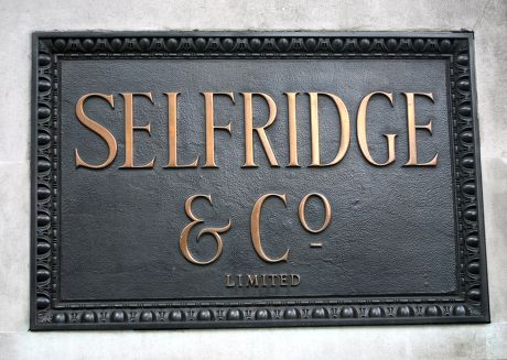 Sign On Selfridges Store Oxford Street Editorial Stock Photo - Stock ...