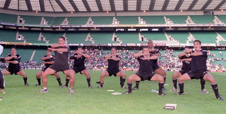 New Zealand Players Perform Haka After Editorial Stock Photo - Stock ...