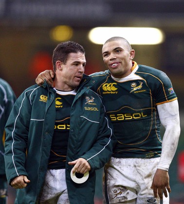 Andre Pretorius Bryan Habana South Africa Editorial Stock Photo - Stock ...