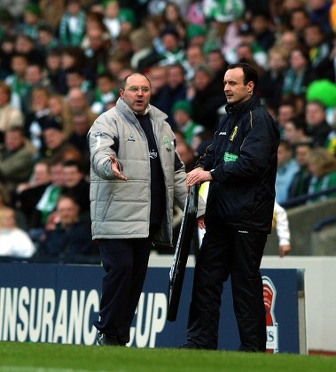 Bobby Williamson Hibernians Manager Alongside Fourth Editorial Stock ...