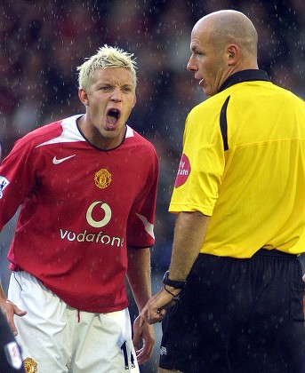 Alan Smith Utd Makes His Point Editorial Stock Photo - Stock Image ...