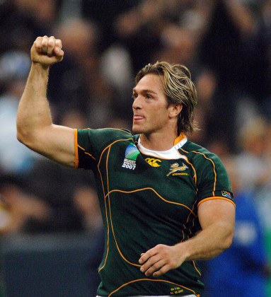 Percy Montgomery S Africa Celebrates Victory Editorial Stock Photo ...