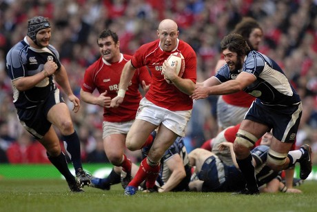 Tom Shanklin Wales Blues Gets Away Editorial Stock Photo - Stock Image ...
