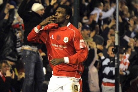 Kayode Odejayi Barnsley Celebrates Scoring First Editorial Stock Photo ...