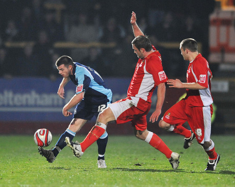 Tranmere Rovers Steven Jennings Challenged By Editorial Stock Photo ...