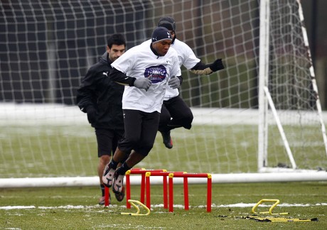 Tottenhams Wilson Palacios Training Spurs Lodge Editorial Stock Photo ...
