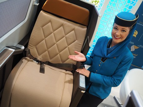 Oman Air Cabin Crew Member Business Editorial Stock Photo - Stock Image ...