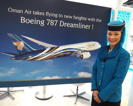 Oman Air Cabin Crew Member Editorial Stock Photo - Stock Image ...