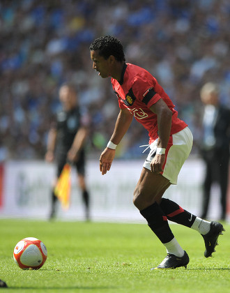 Manchester Uniteds Nani Shapes Shoot Opening Editorial Stock Photo ...