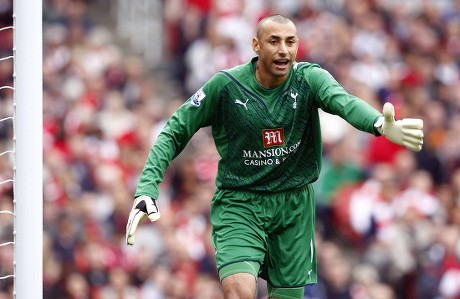 Football Tottenhams Brazilian Goalkeeper Heurelho Gomes Editorial Stock ...