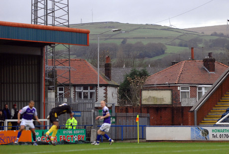Football View Hills Rochdale Stadium Ground Editorial Stock Photo ...