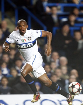 Football Samuel_etoo Inter Milan European Champion Editorial Stock ...