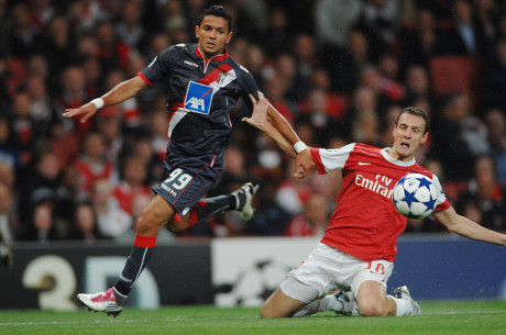 Sebastien Squillaci Arsenal Matheus Braga Arsenal Editorial Stock Photo ...