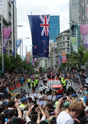New Zealand Team Parade Auckland City Editorial Stock Photo - Stock ...