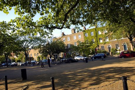 Georgian Houses Cleaver Square Kennington London Editorial Stock Photo ...