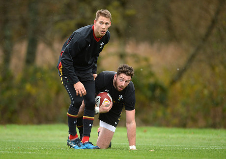 Liam Williams Alex Cuthbert During Training Editorial Stock Photo ...