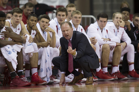 Wisconsin Badger Coach Greg Gard Looks Editorial Stock Photo - Stock ...