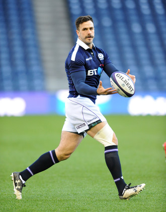 Alex Dunbar Scotland Centre Scotland Rugby Editorial Stock Photo ...