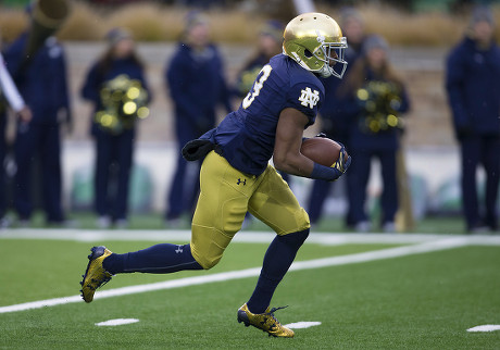 Notre Dame Wide Receiver Cj Sanders Editorial Stock Photo - Stock Image ...