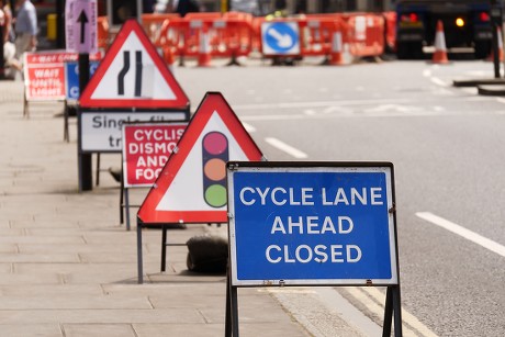 Road Traffic Signs London Uk Editorial Stock Photo - Stock Image ...
