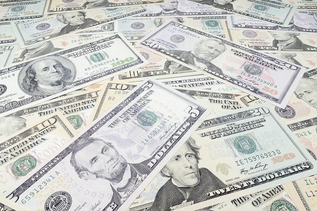 Various Us Dollar Bills Pile Editorial Stock Photo - Stock Image ...