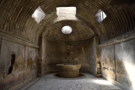 Stabian Baths Ancient City Pompeii Campania Editorial Stock Photo ...