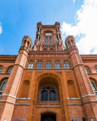 Rotes Rathaus Red City Hall Red Editorial Stock Photo - Stock Image ...