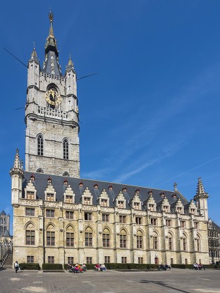 Belfry Cloth Hall Sintbaafsplein Ghent Flanders Editorial Stock Photo ...
