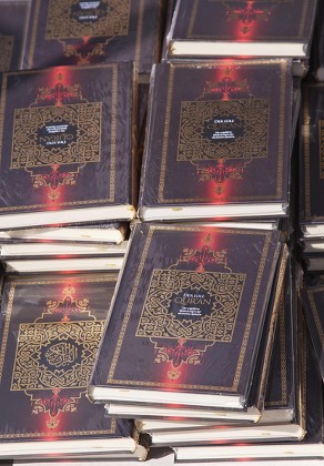 Quran Noble Quran Distribution Free Copies Editorial Stock Photo ...