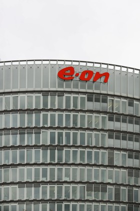 Eon Logo On Office Building Modern Editorial Stock Photo - Stock Image ...